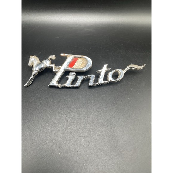 Accents | Vintage Original Pinto Metal Car Emblem Logo | Poshmark